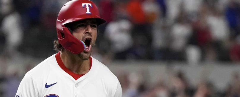 Josh-off homer. – Rangers Rounding 3rd